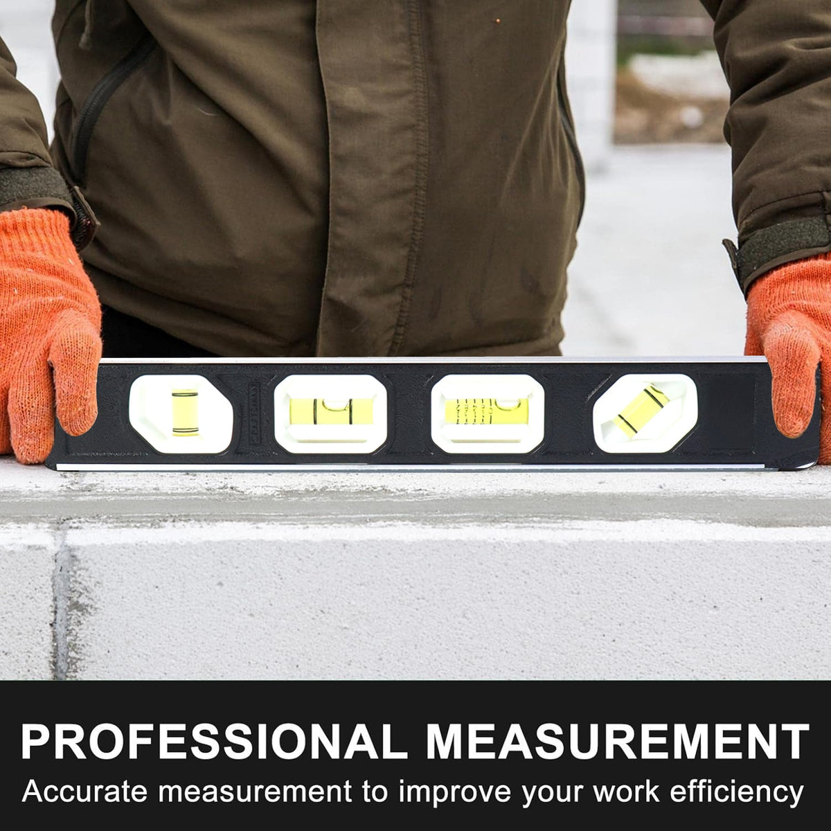 Professional Aluminum Spirit Level Measuring Tool (1 Pc)– 9to999